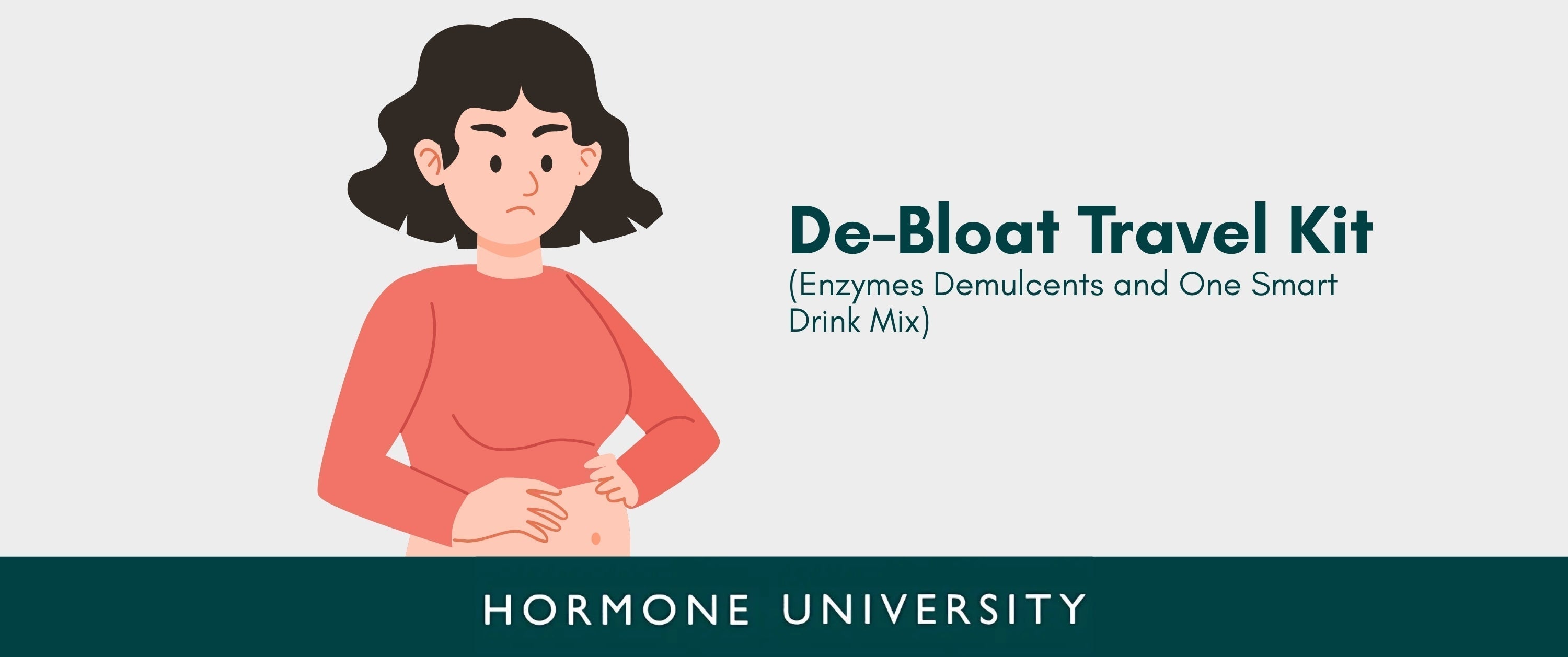 Travel De-Bloat Kit: Enzymes + Hydration Guide – Glow by Hormone ...