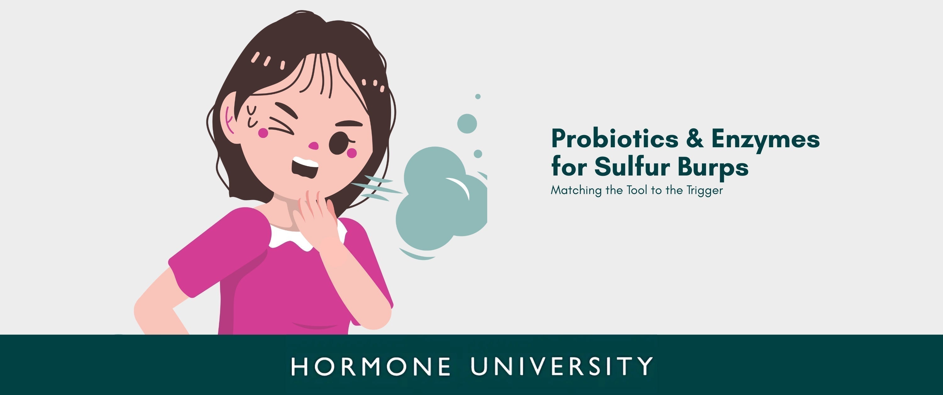 Probiotics & Enzymes for Sulfur Burps – Glow by Hormone University US