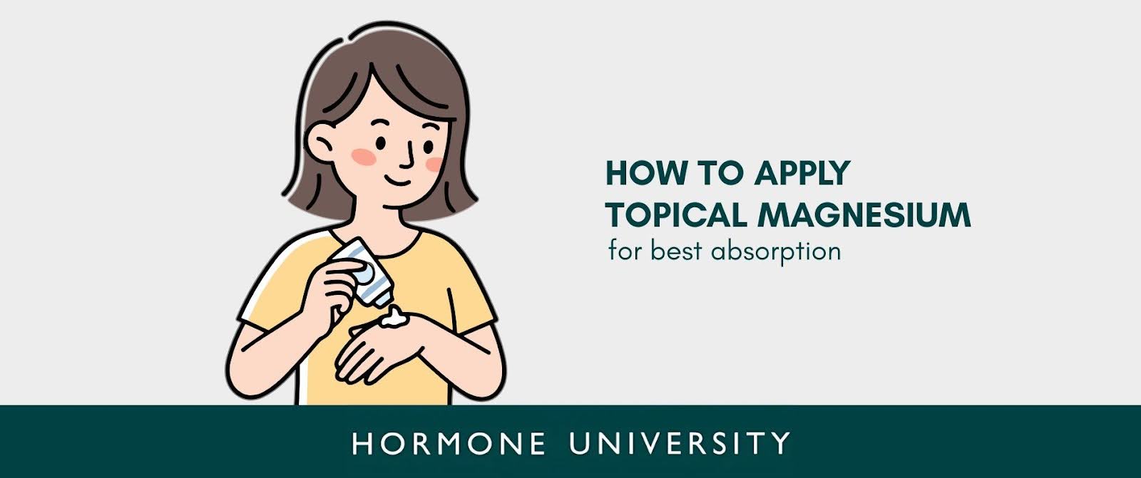 Where to Apply Topical Magnesium for Best Results? – Glow by Hormone ...